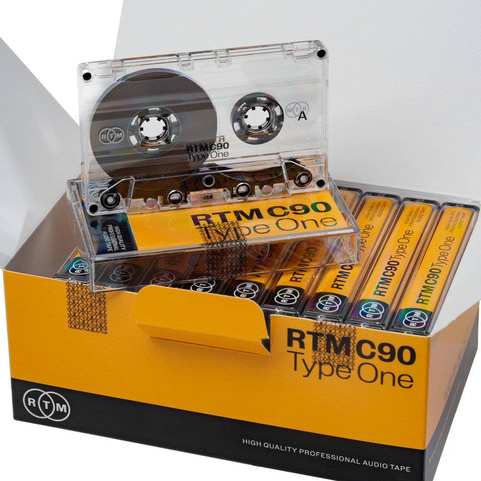 Blank Cassettes RTM C90 – RTM Industries USA